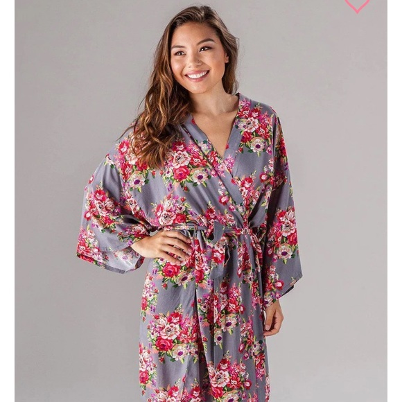 kennedy blue | Intimates & Sleepwear | Kennedy Blue Floral Robe | Poshmark